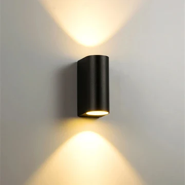 Modern Double Sided Cylindrical LED Outdoor Wall Lamp - Electrica Center